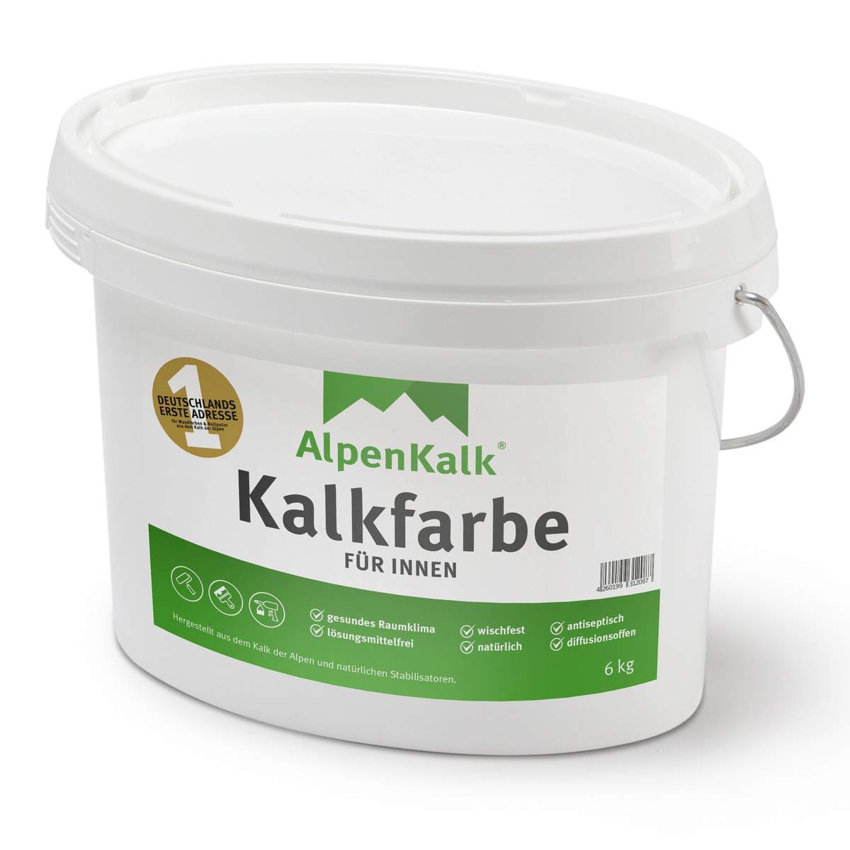 Kalkfarbe Innen | 6 kg / ca. 30 m² – Farbenversand
